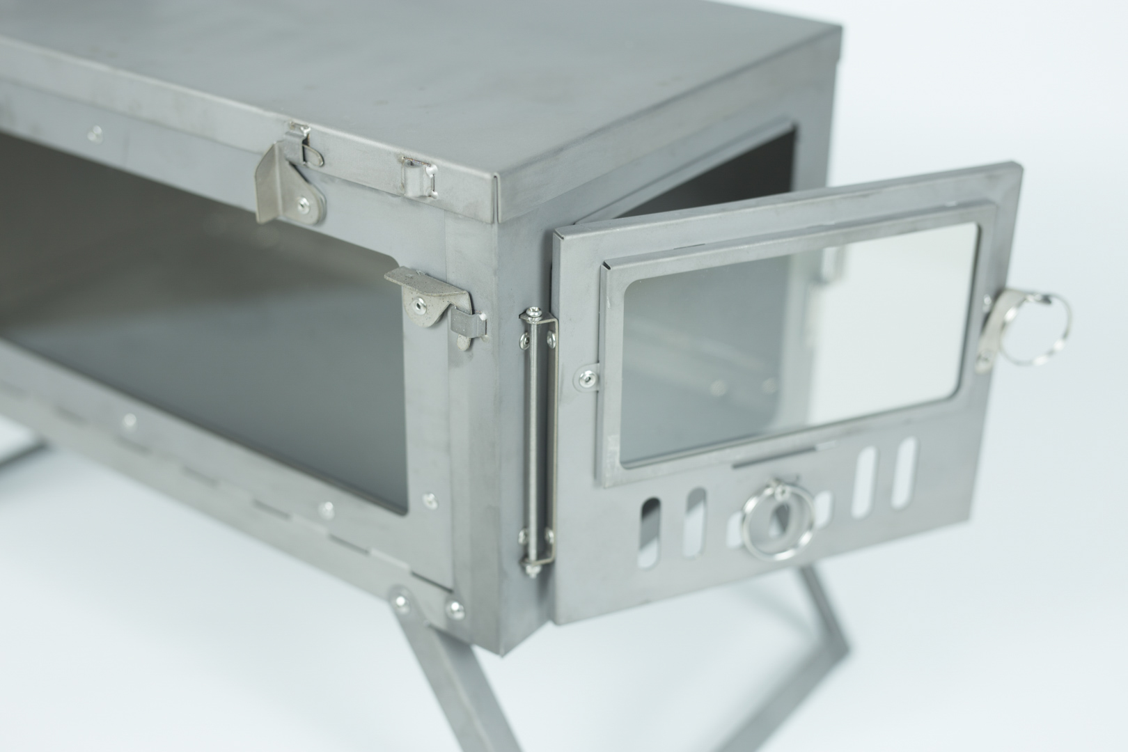 Pomoly T1 Stove PERSPECTIVE Titanium Wood Stove - Hot Tent Stoves